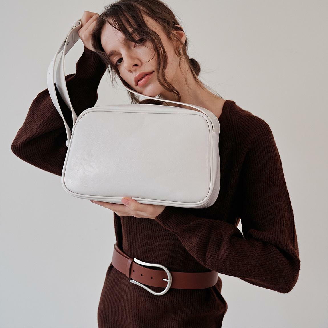 Monte Shoulder Bag / Ivory - HAGO(하고)