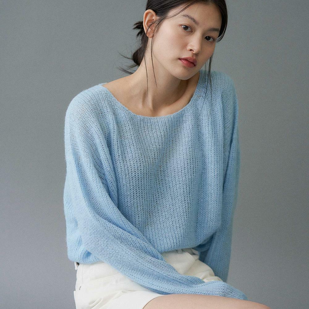 SOFT PULLOVER_SKY BLUE - HAGO(하고)
