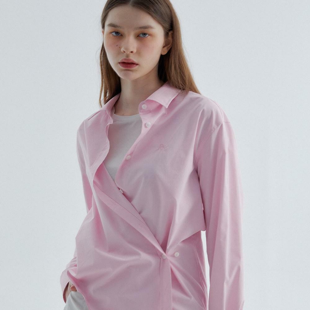 RVS Wrap Shirts Pink - HAGO(하고)
