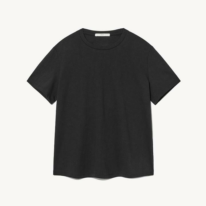 BASIC SOFT T-SHIRT_BLACK - 하고(HAGO)