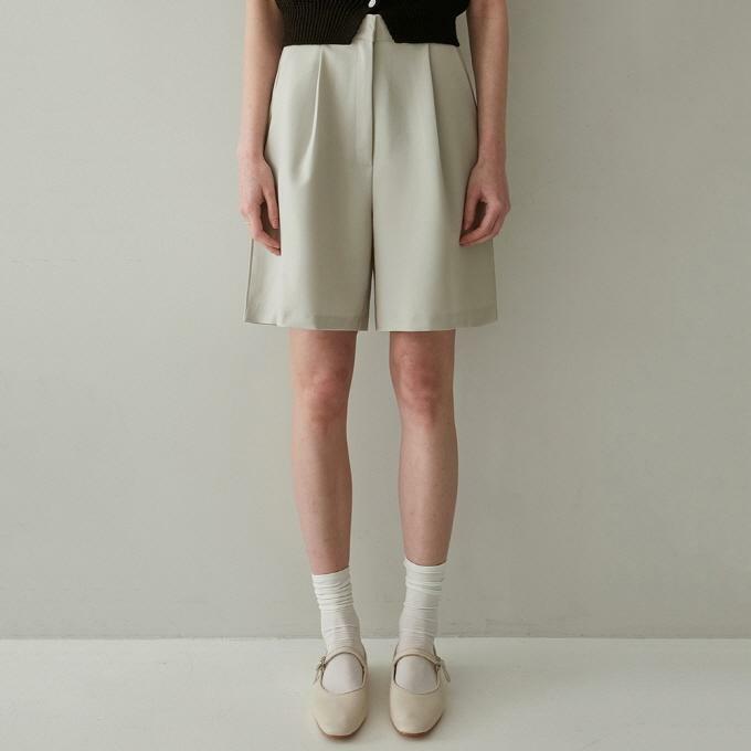 BASIC BERMUDA PANTS_MINT - HAGO(하고)