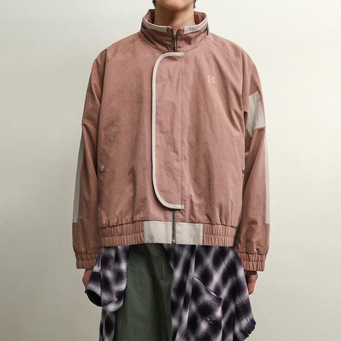 SQUARE UTILITY JUMPER-BROWN - HAGO(하고)