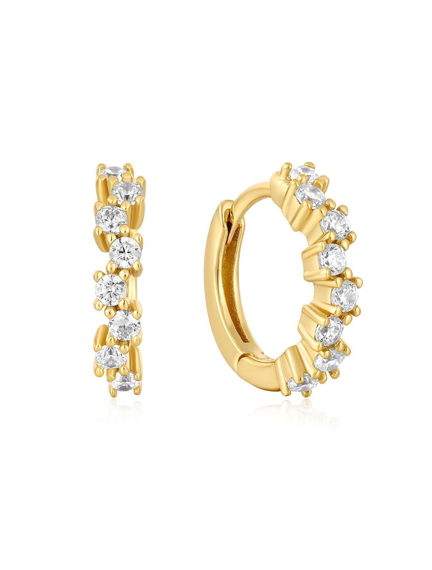 스파클 허기 후프 925 실버 귀걸이 E047-09G - 하고(HAGO)