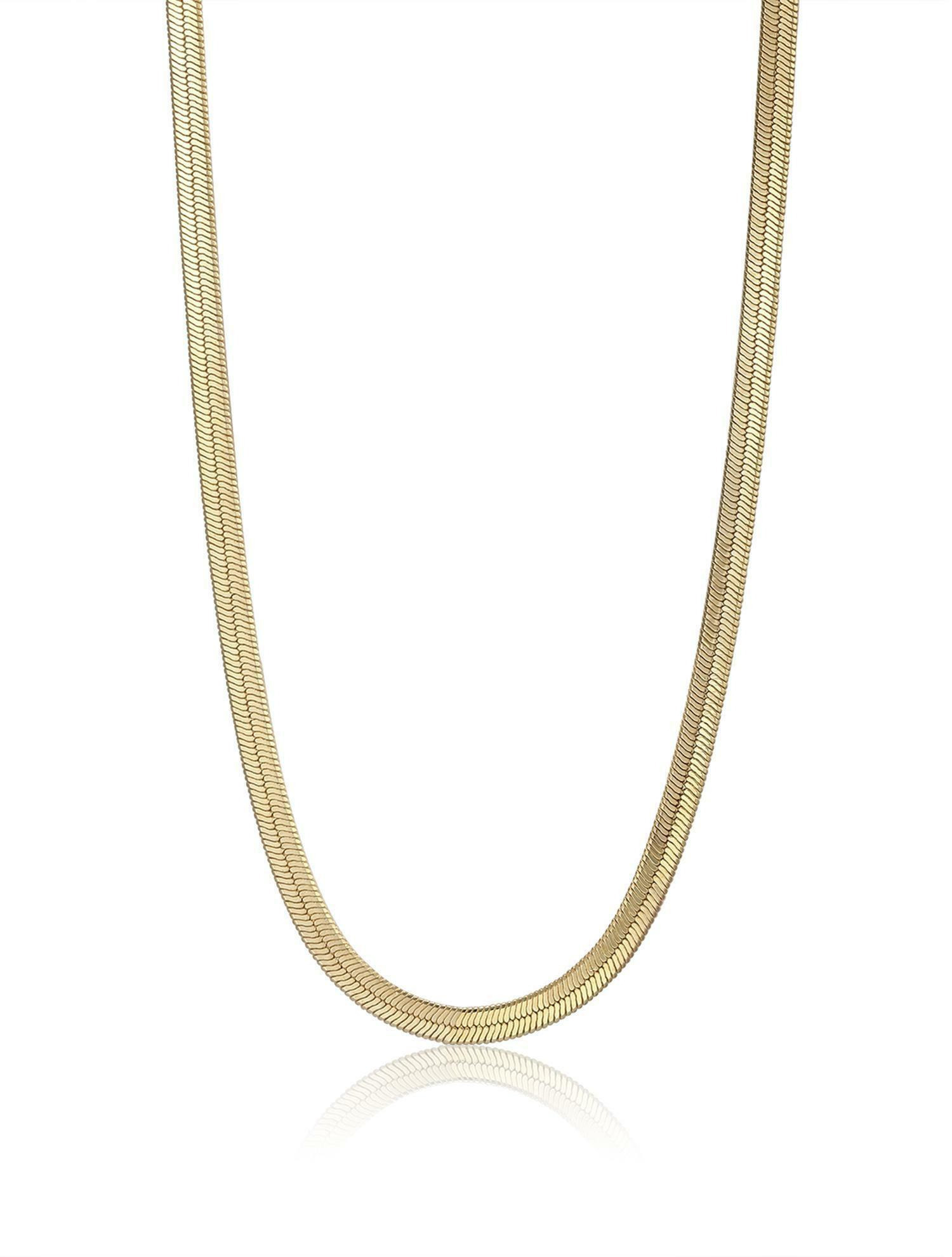 스네이크 체인 925 실버 목걸이N046-01G - HAGO(하고)