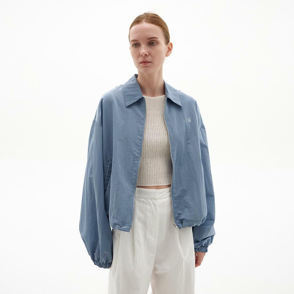 STANDARD COLLAR WINDBREAKER (BLUE) - HAGO(하고)