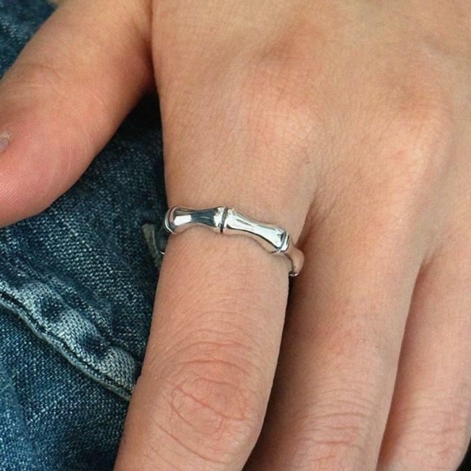 silver925 bone ring - 하고