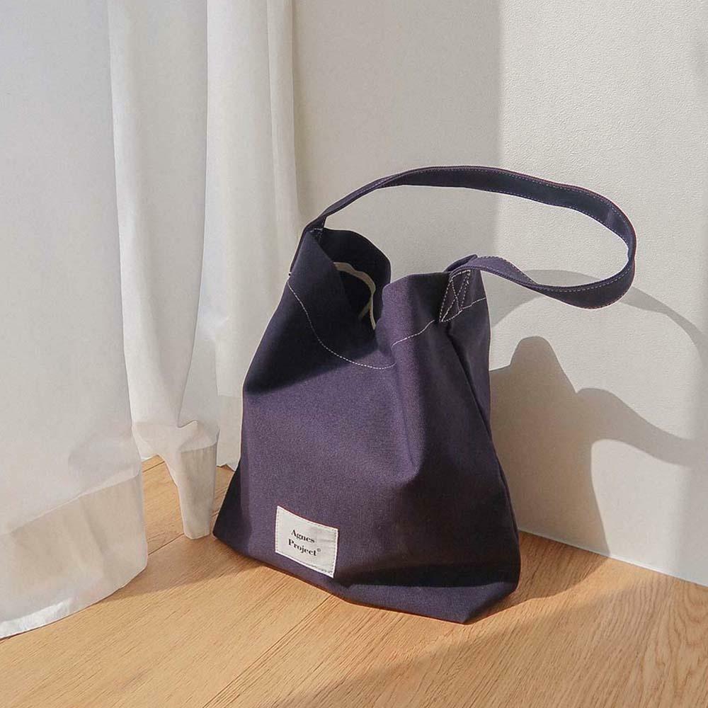 Peanut Shoulder Bag_Navy - HAGO(하고)
