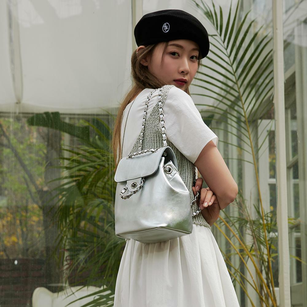 ANC CLASSIC BACKPACK_SILVER - HAGO(하고)