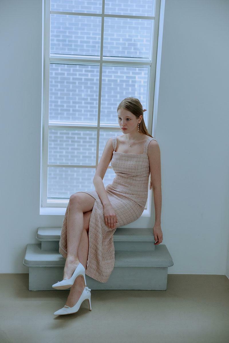 PSYCHE DRESS | BABY PINK - 하고(HAGO)