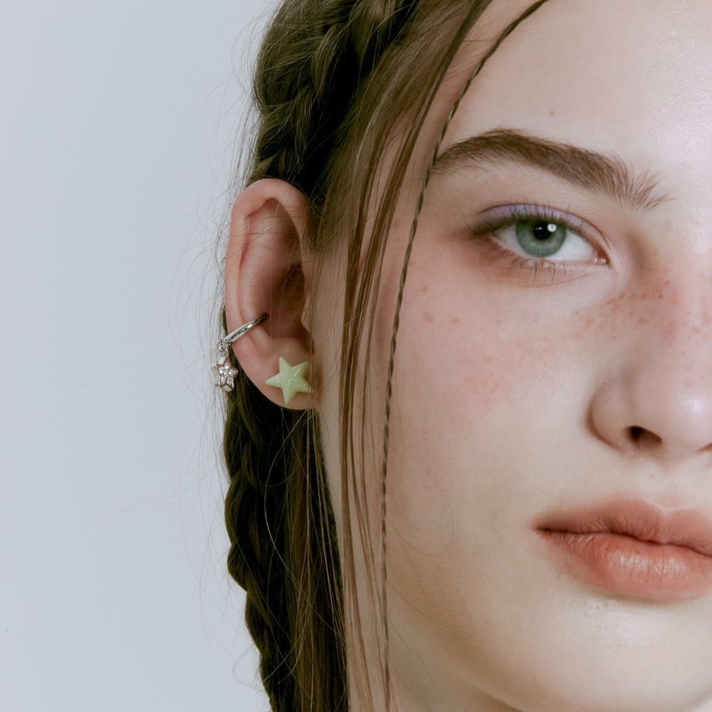 Star Beam Charm Earcuff_VH2335EC002B - HAGO(하고)