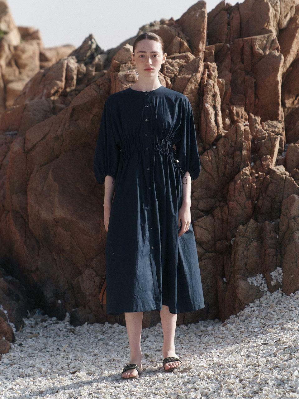 Bio String Dress_Navy - HAGO(하고)