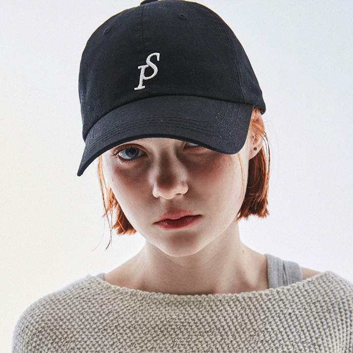 SP LOGO BLACK BALL CAP - HAGO(하고)
