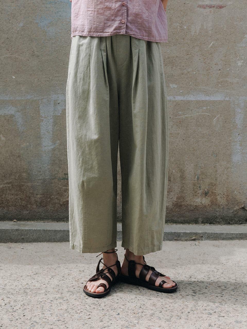 deep cotton dying pants - HAGO(하고)