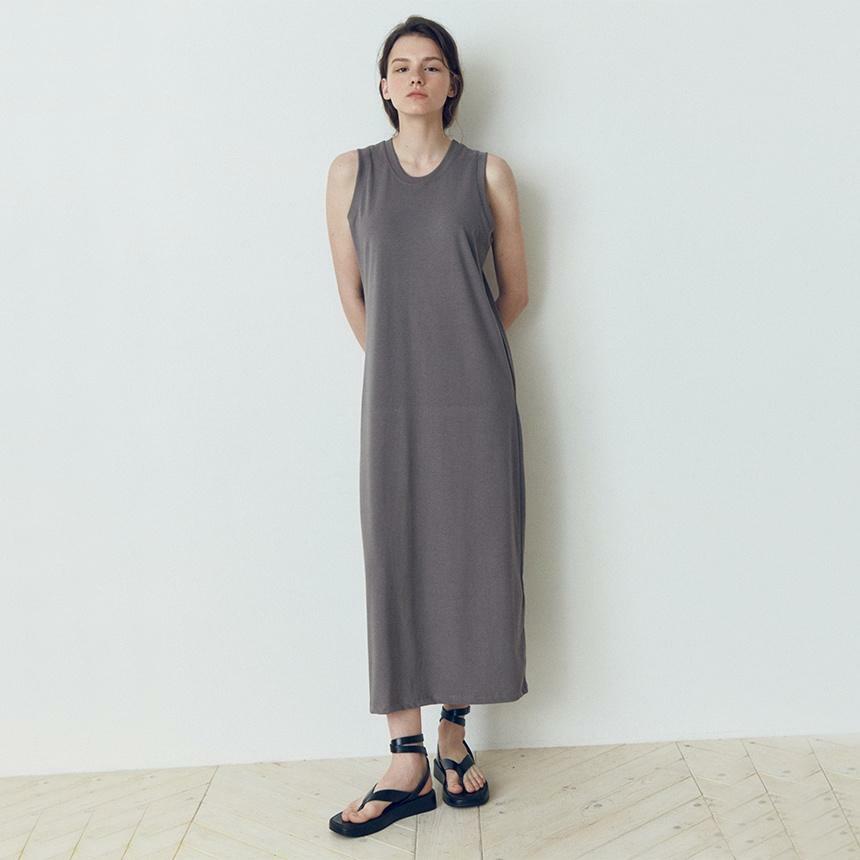 Back open long OPS(Charcoal) - 하고(HAGO)