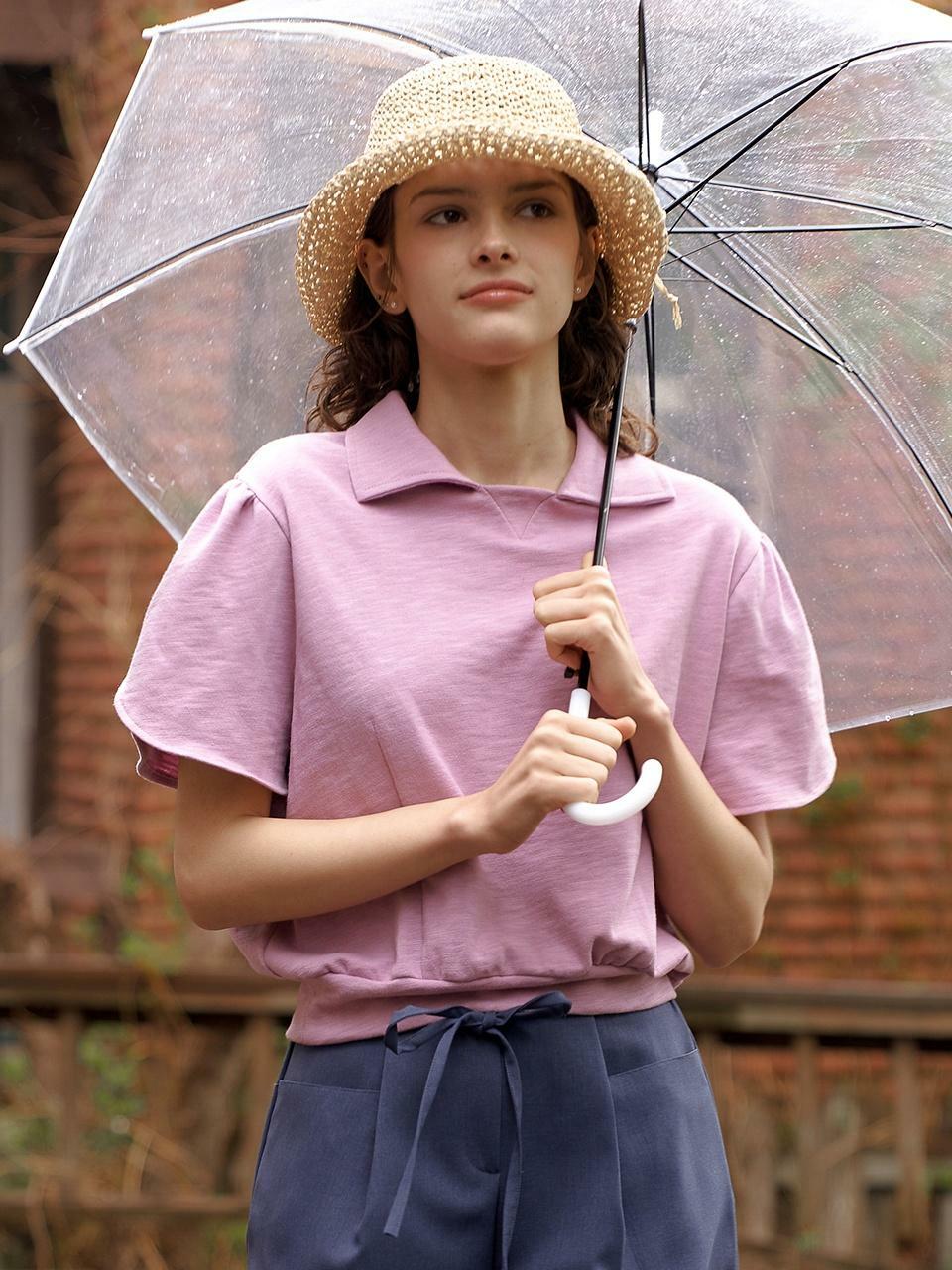 2.23 Tulip sweatshirt (Mute rose) - HAGO(하고)