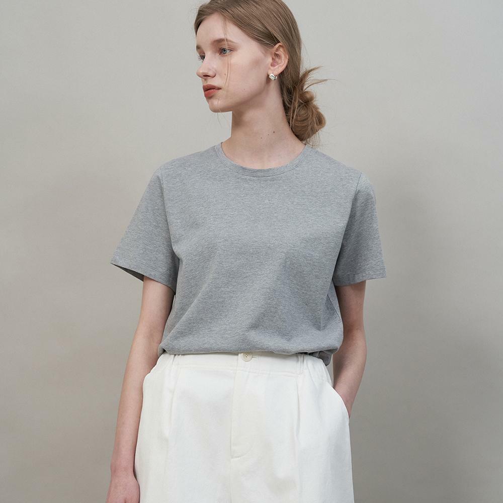 Essential Cotton T-Shirt (3color) - HAGO(하고)