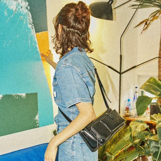 Broad Pocket Bag - Black Currant - HAGO(하고)