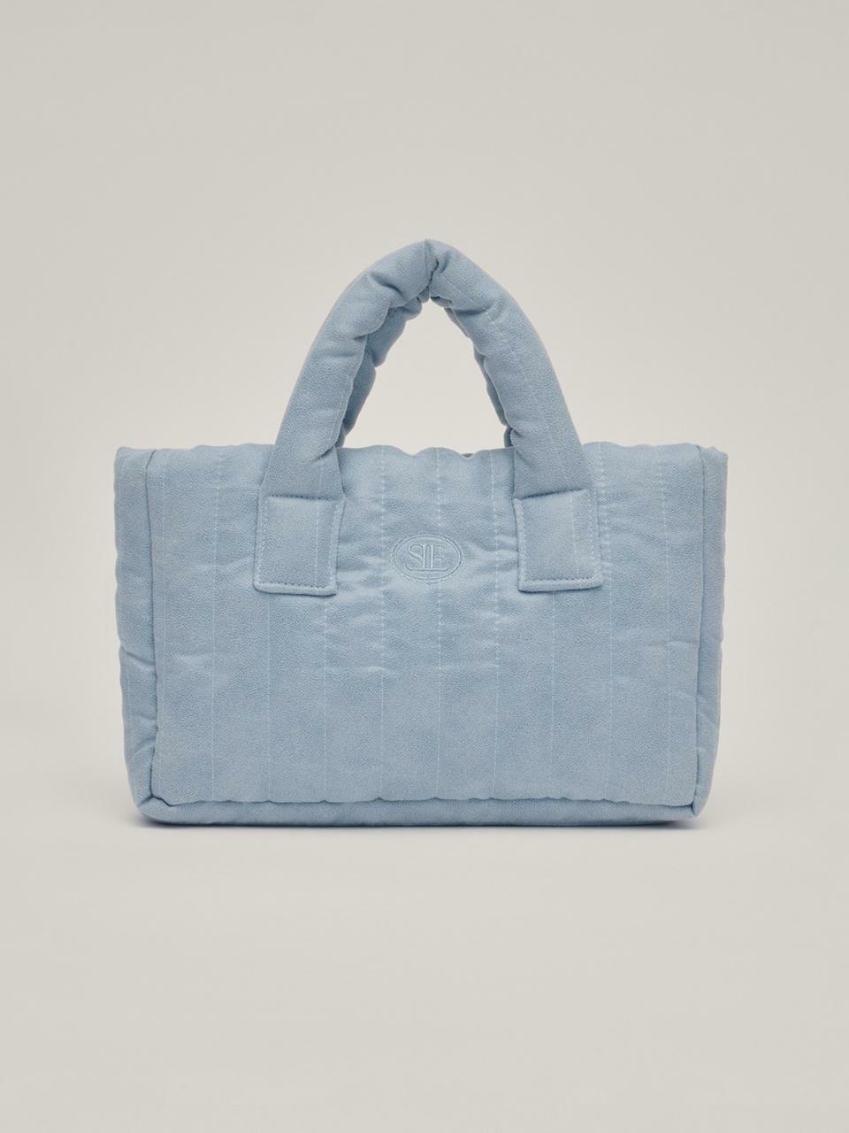 Suede Mini Padding Bag (Blue) - HAGO(하고)