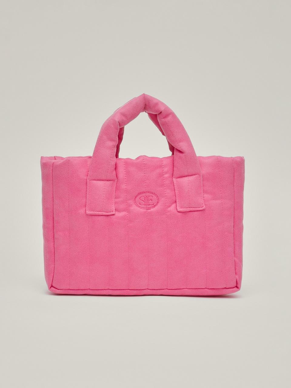 Suede Mini Padding Bag (pink) - HAGO(하고)