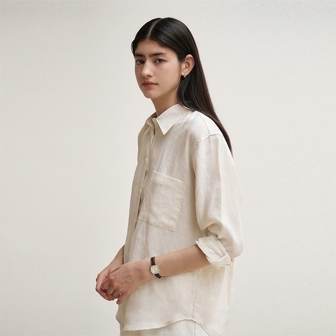LINEN BASIC SHIRT - HAGO(하고)