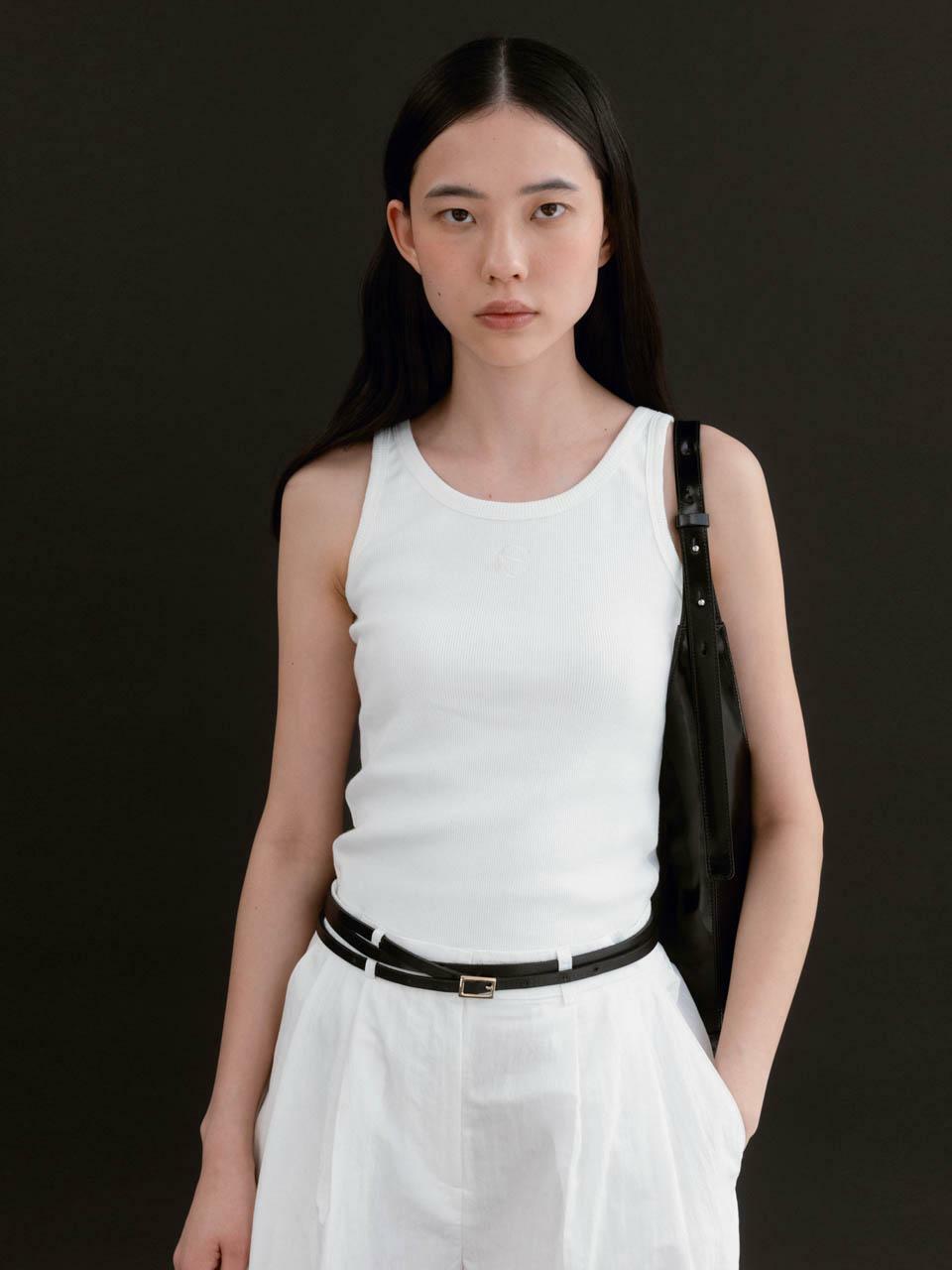 [DEAL특가]CO BASIC SLEEVELESS TOP_WHITE - 하고(HAGO)