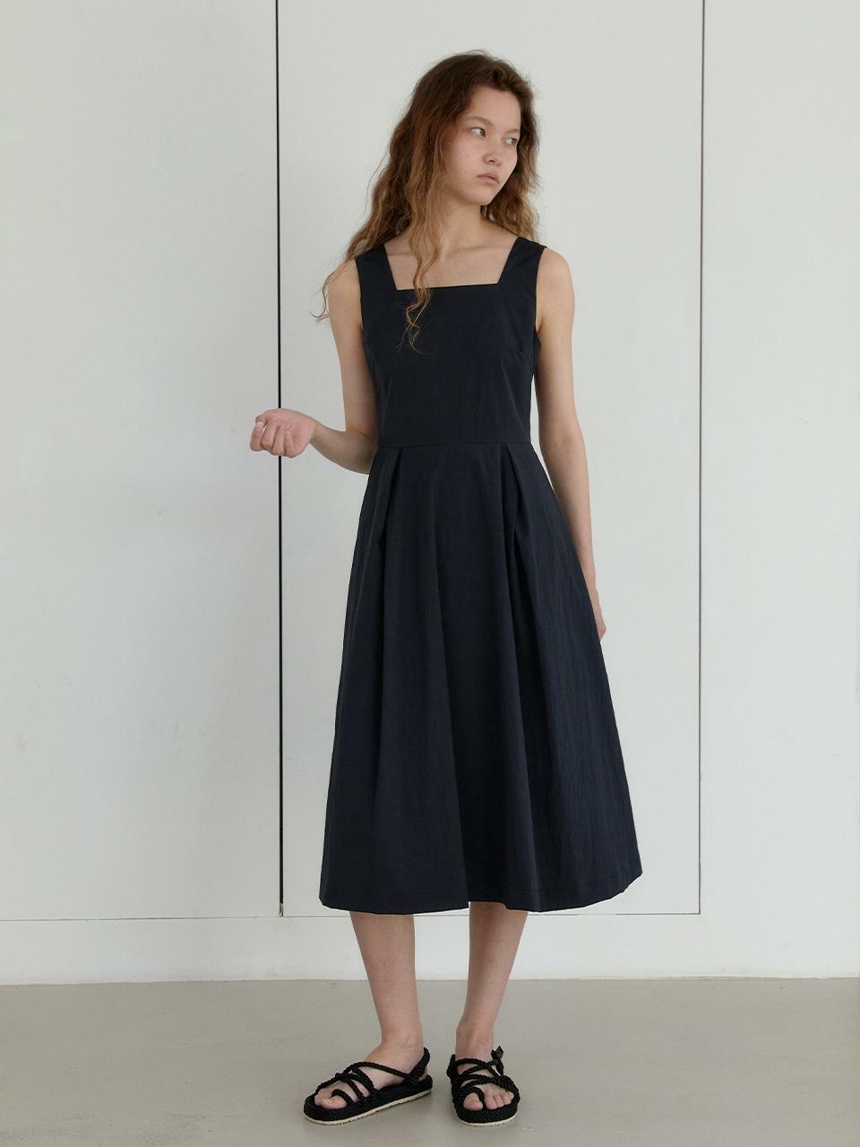 square flare dress - HAGO(하고)