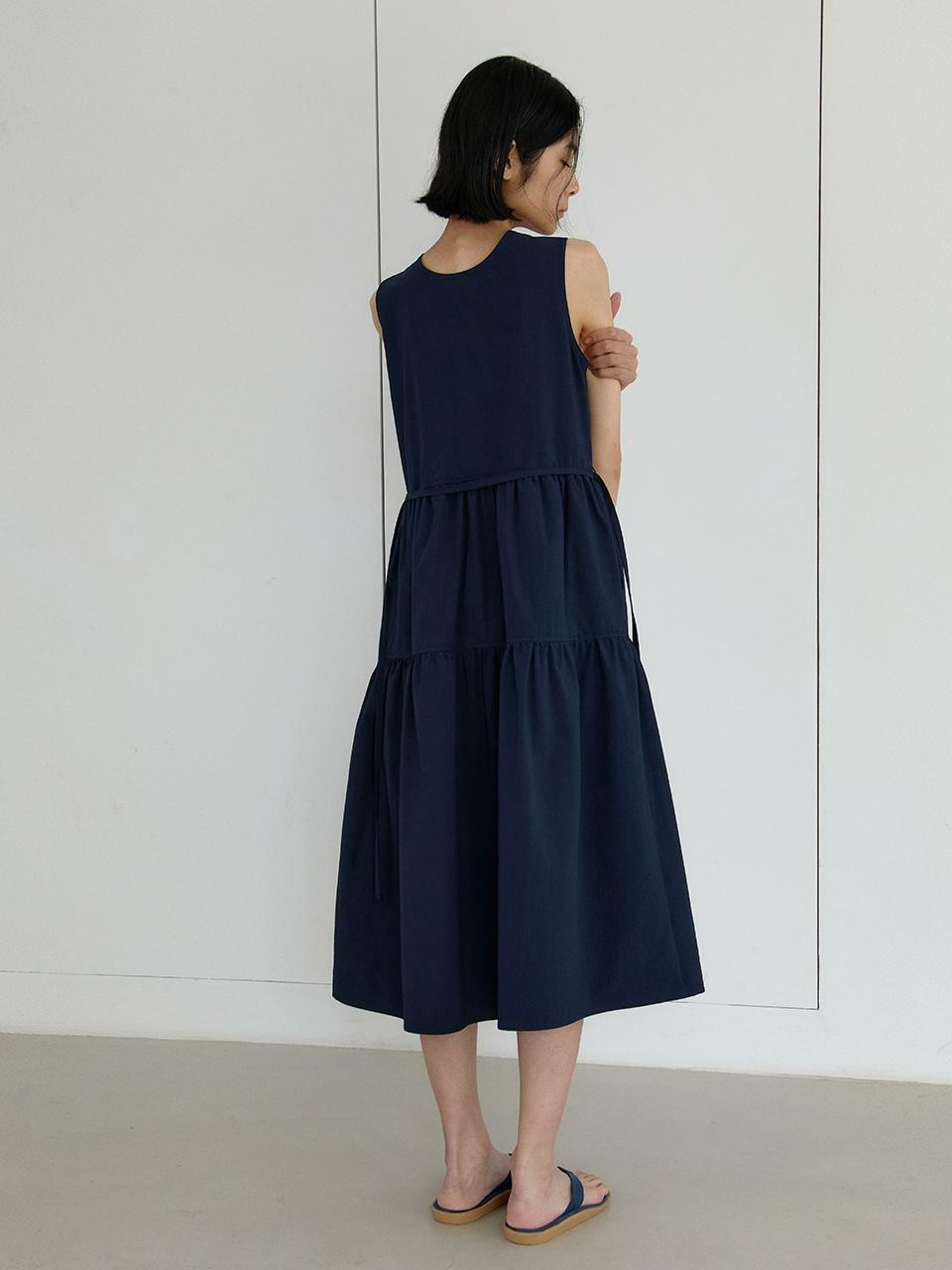 2-way dress - navy - HAGO(하고)