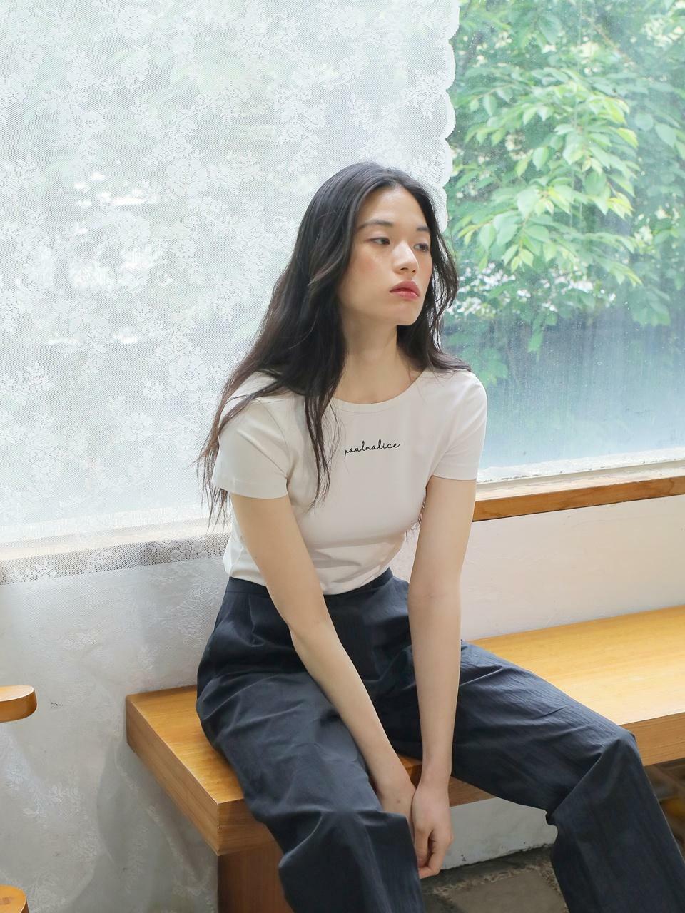 BACK U NECK TEE / 3COLORS - 하고(HAGO)
