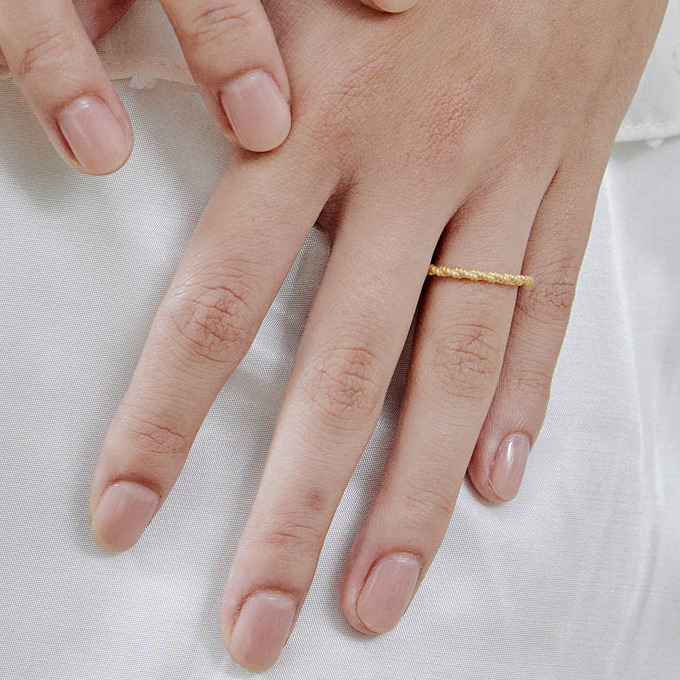 ROPE RING (silver925/18kgold) - 하고(HAGO)