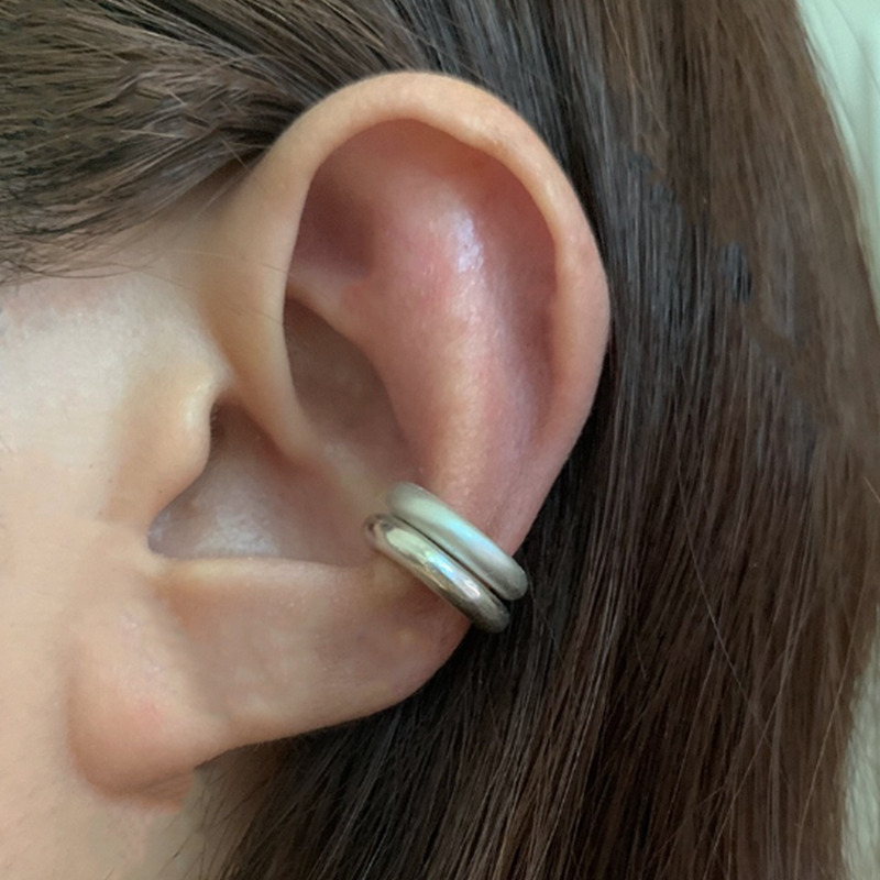Basic Earcuff (single) SILVER - HAGO(하고)