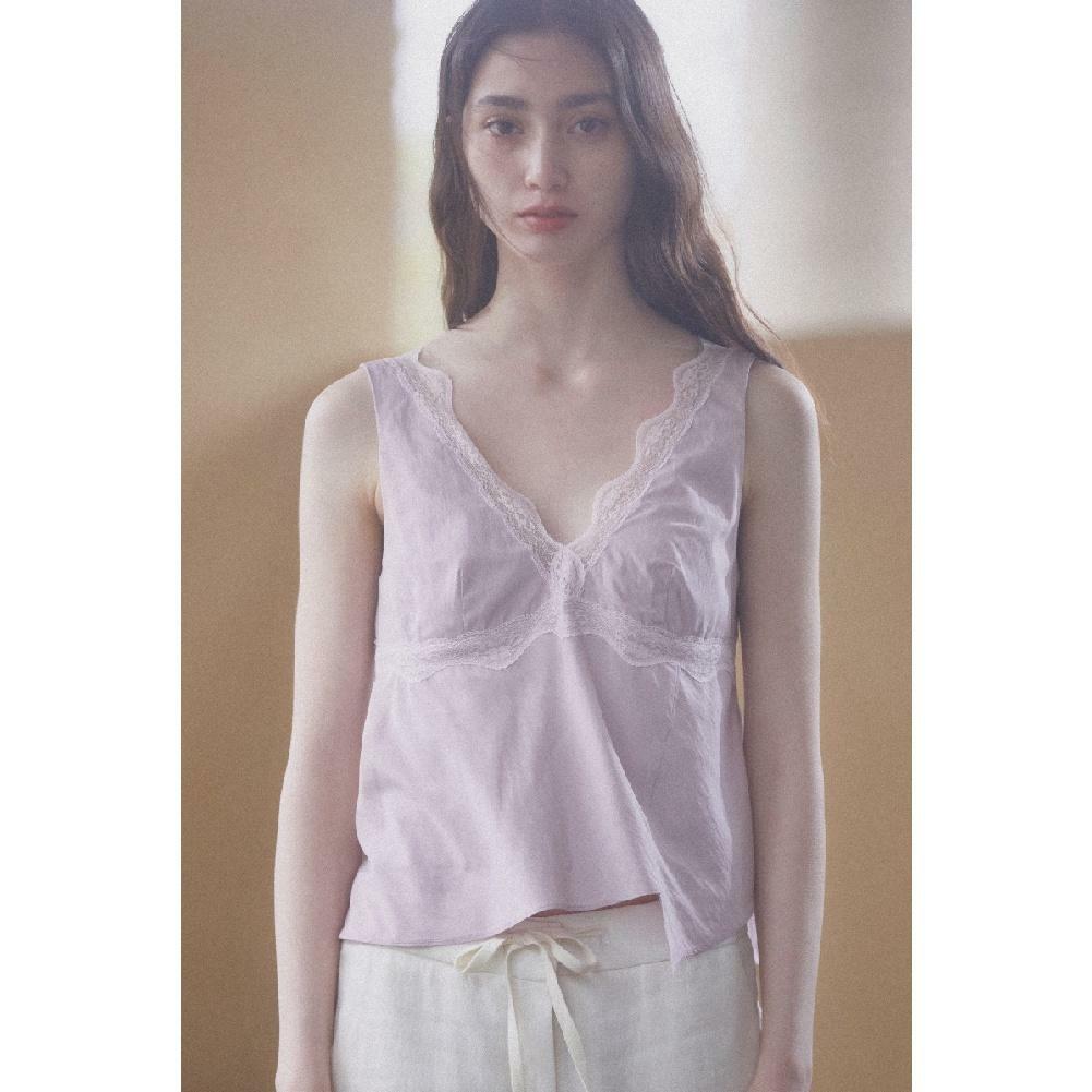 [5th-order] Jules lace top _ lavender - HAGO(하고)