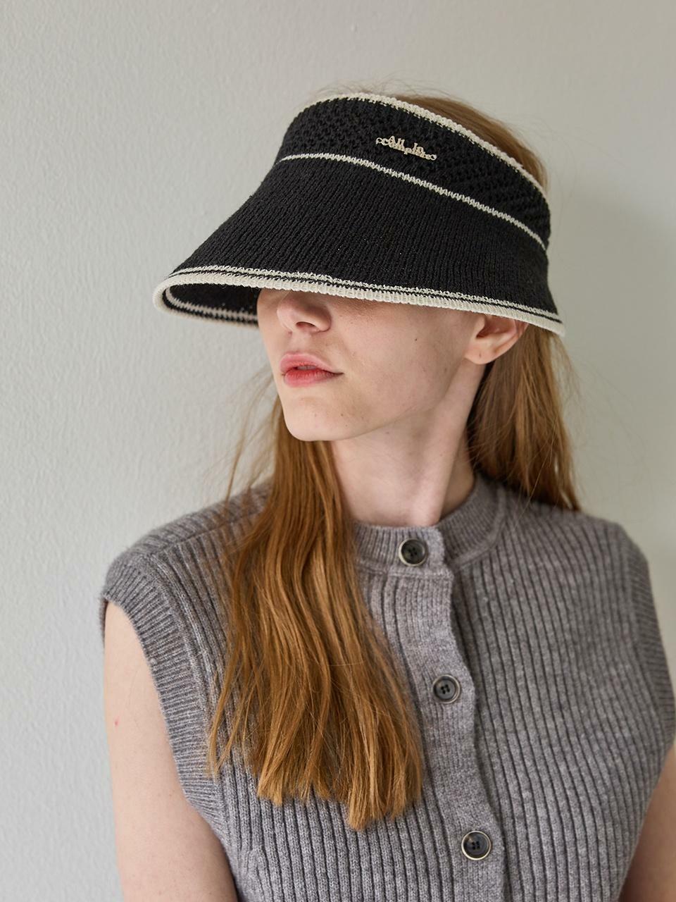 Horizon Paper Sun Visor (Black) - HAGO(하고)