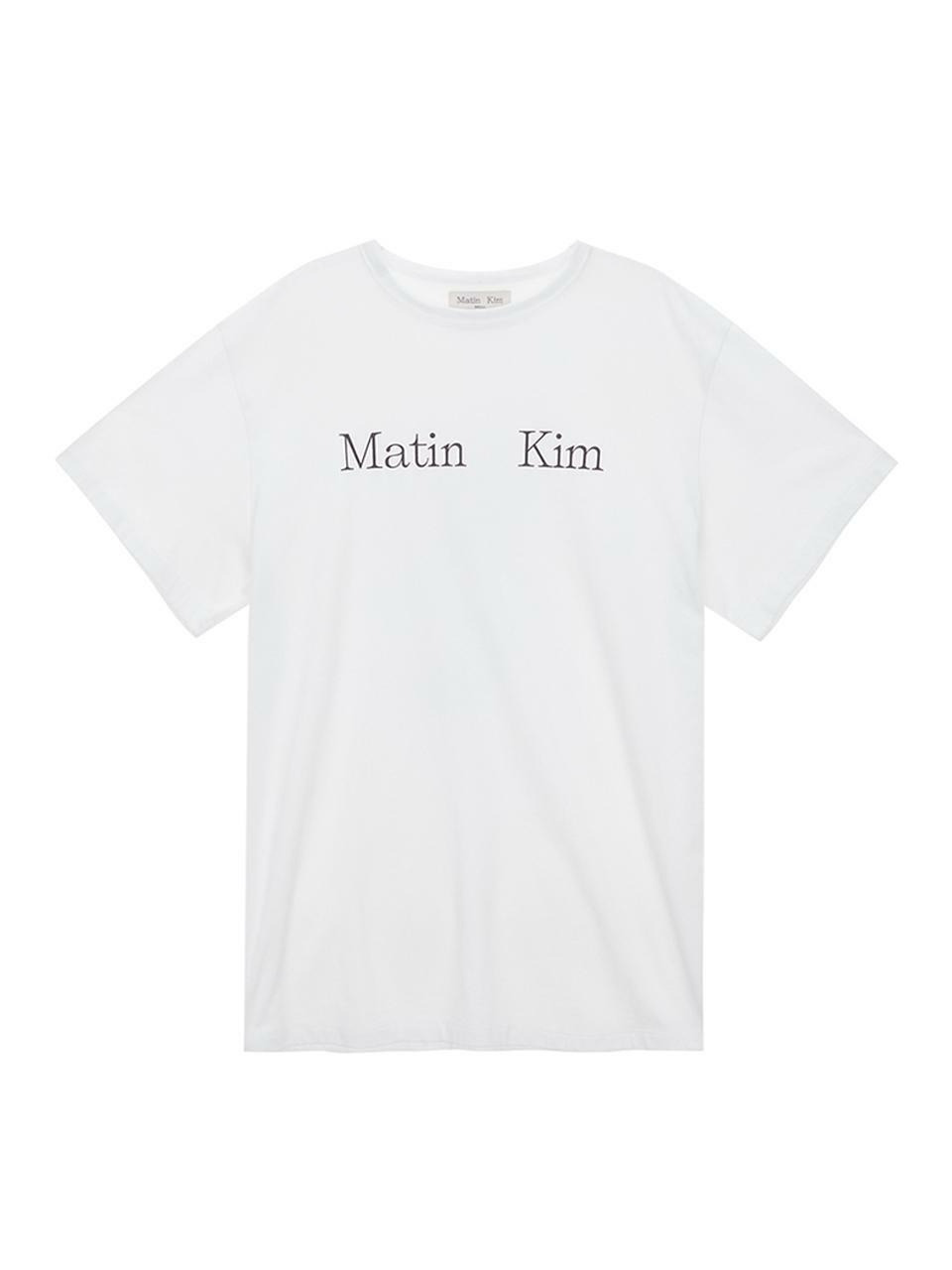 MATIN LOGO TOP IN WHITE - 하고