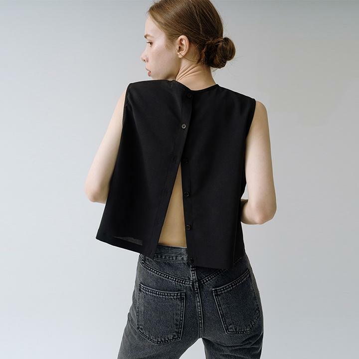 Two-way Pocket Blouse - 하고