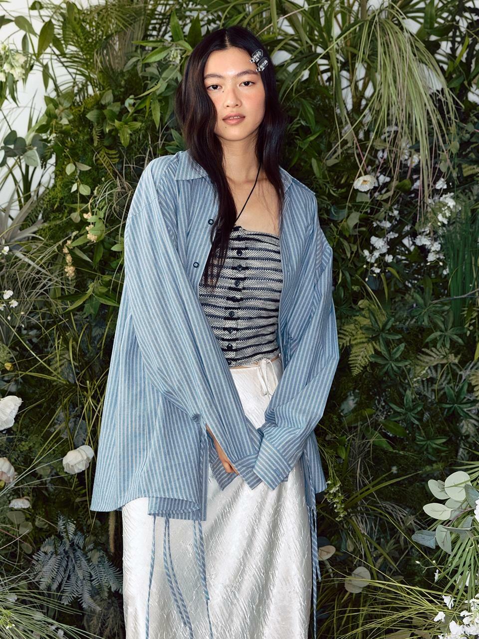 lotsyou_Twinkle Twinkle Twin Star Shirt2 Deep Blue - HAGO(하고)