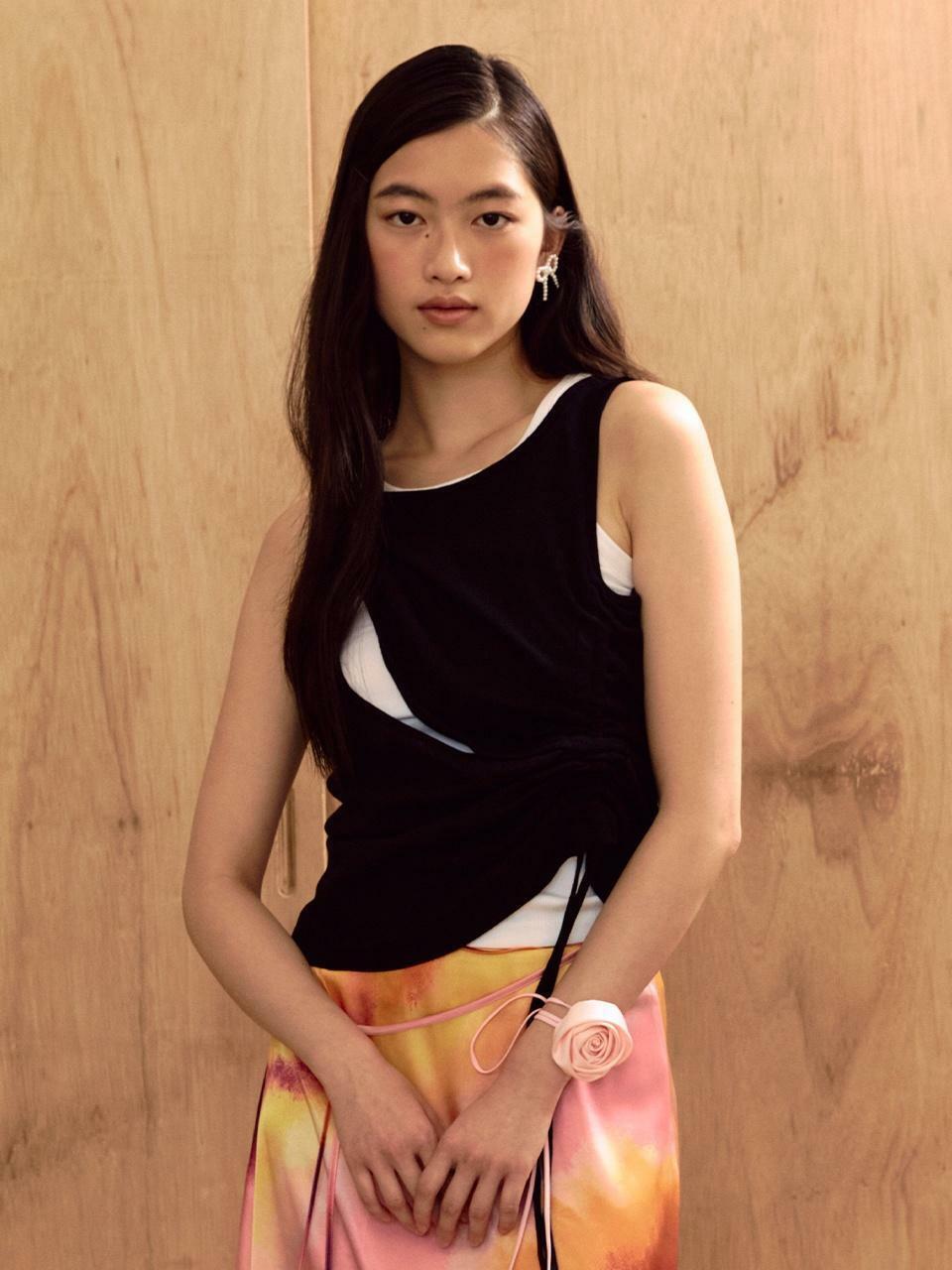 lotsyou_Giselle Sleeveless Top Black - HAGO(하고)