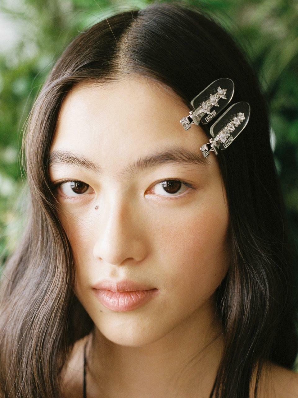 lotsyou_Fall in flower heart Make up Side Clip - HAGO(하고)