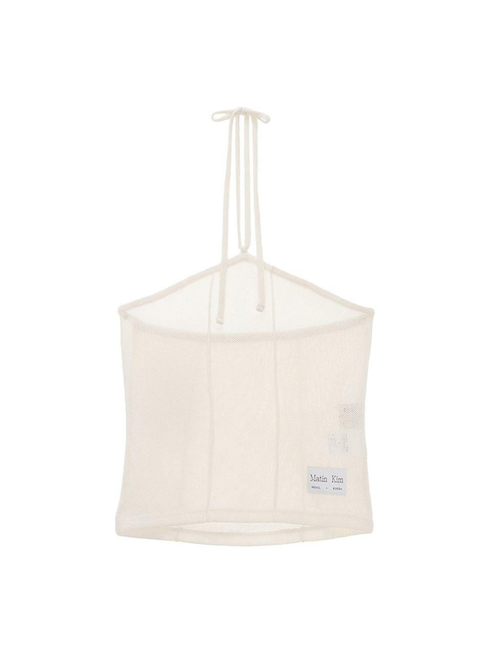 HALTER NECK TUBE TOP IN IVORY - HAGO(하고)