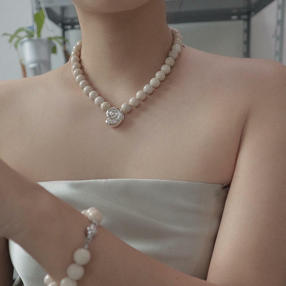 Oceanic Shell Bold Necklace - HAGO(하고)
