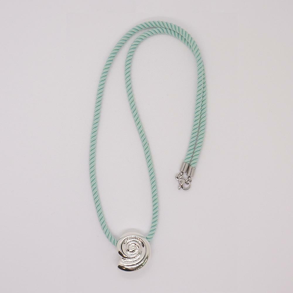 Oceanic Shell String Necklace_Mint - HAGO(하고)