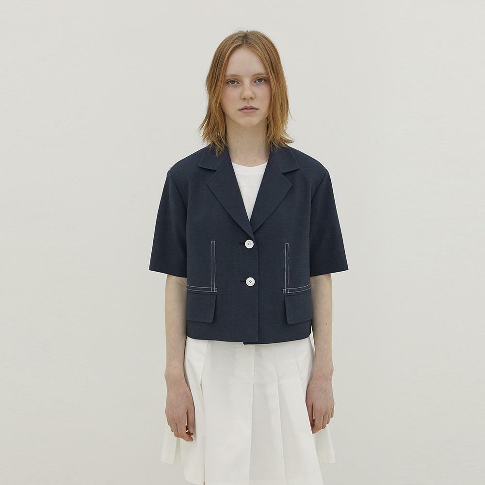 Tailored 2-Button Jacket_NAVY - HAGO(하고)