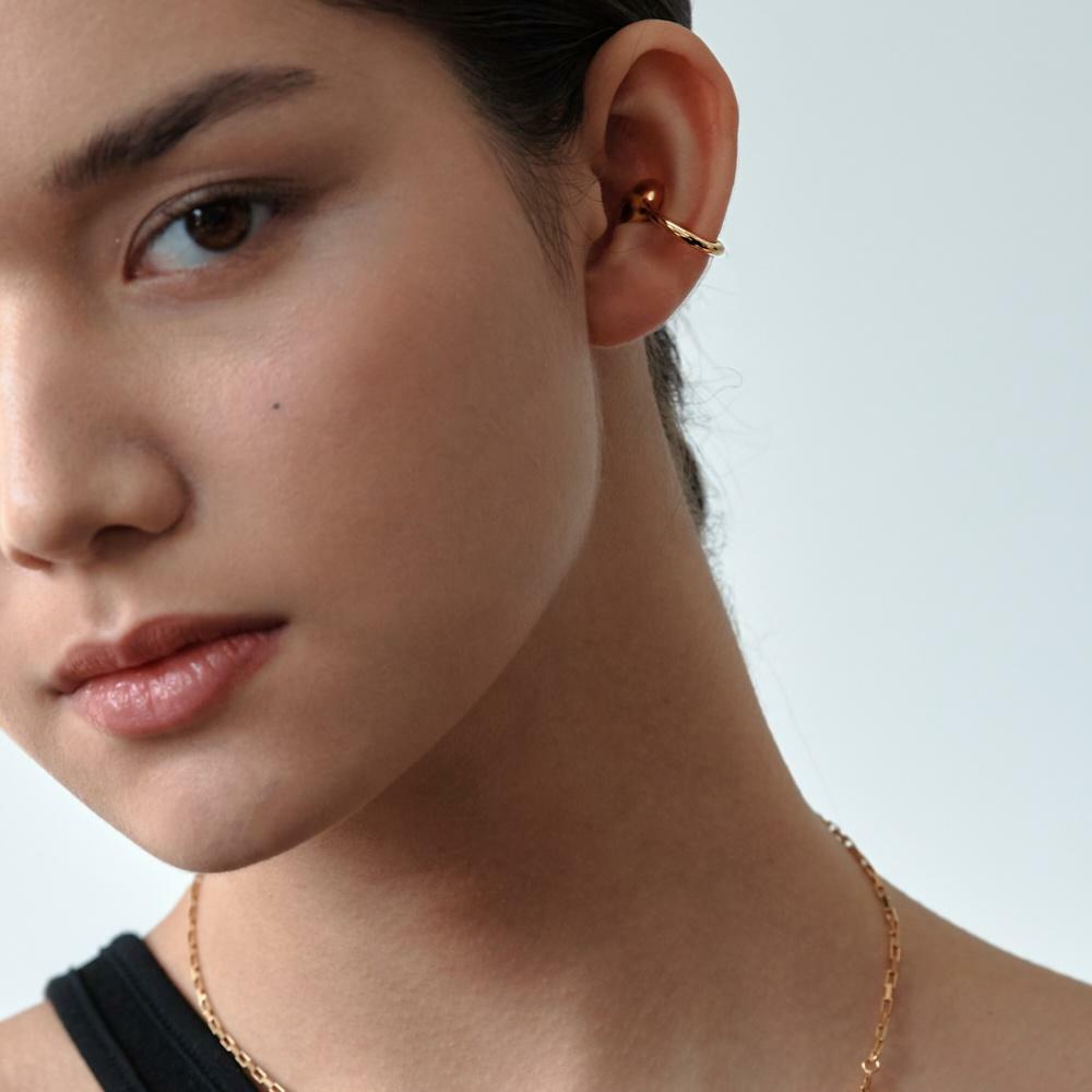 Pebble earcuff(Gold) - HAGO(하고)
