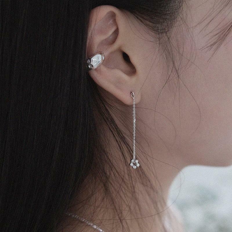 Daisy drop earring(단품) - HAGO(하고)