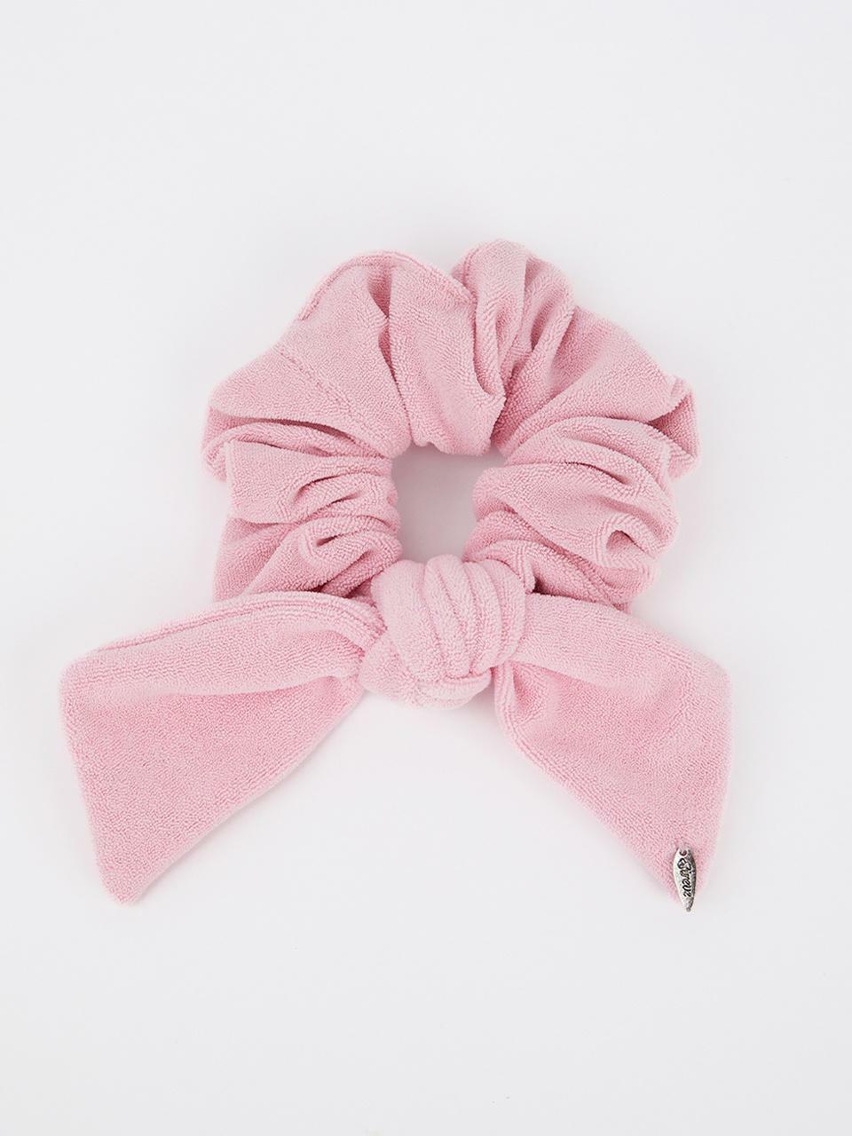 TERRY RIBBON SCRUNCHIE_PINK - HAGO(하고)