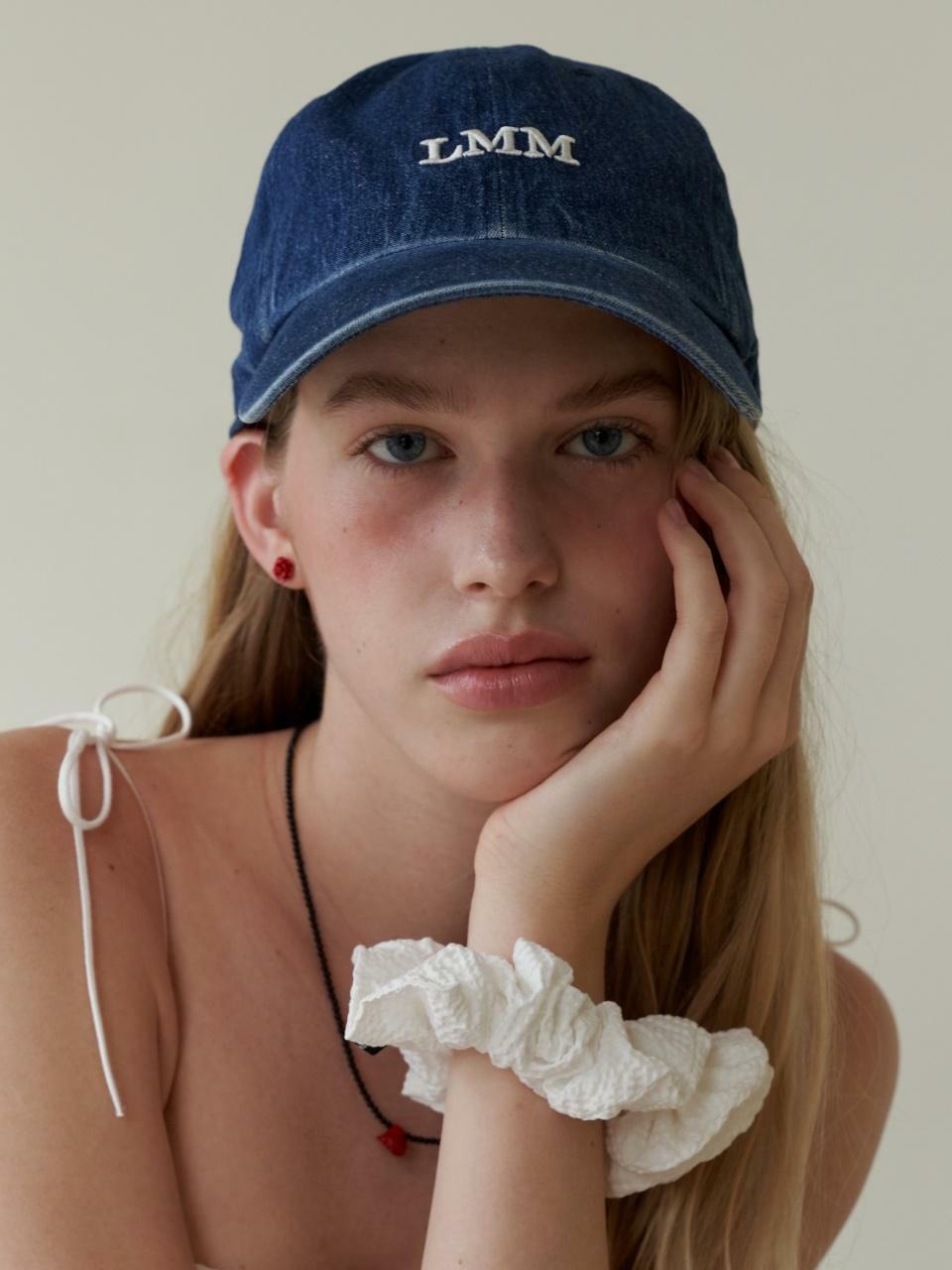 Vintage Denim LMM Logo Ball Cap_Blue - 하고