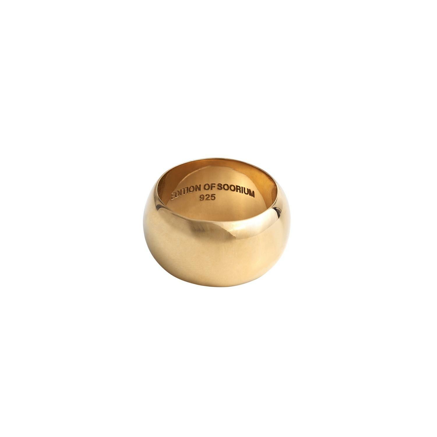 Lover Bold Ring(Gold) - 하고(HAGO)