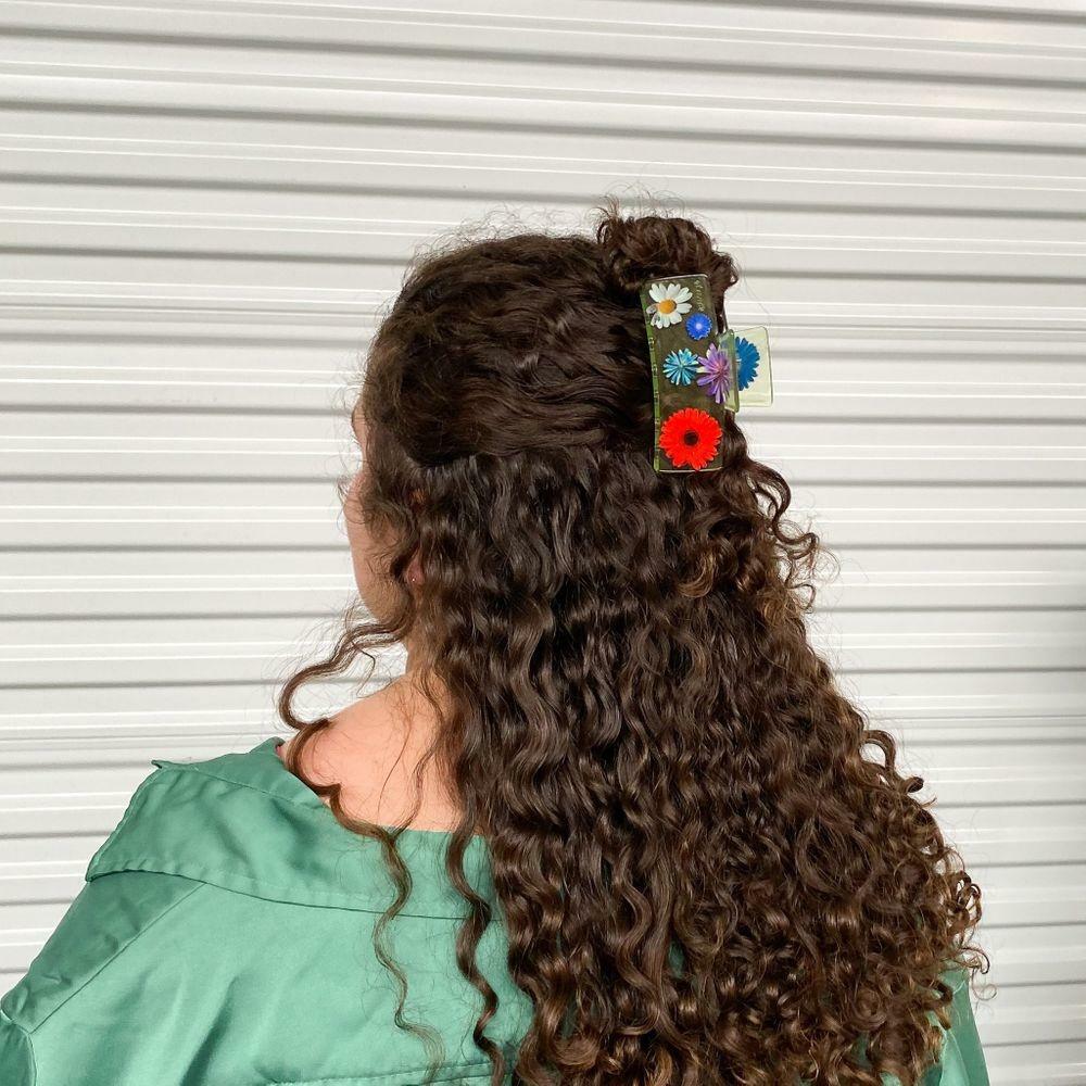 CHUNKS Flower Power Hair Claw 플라워 파워 헤어집게 - HAGO(하고)