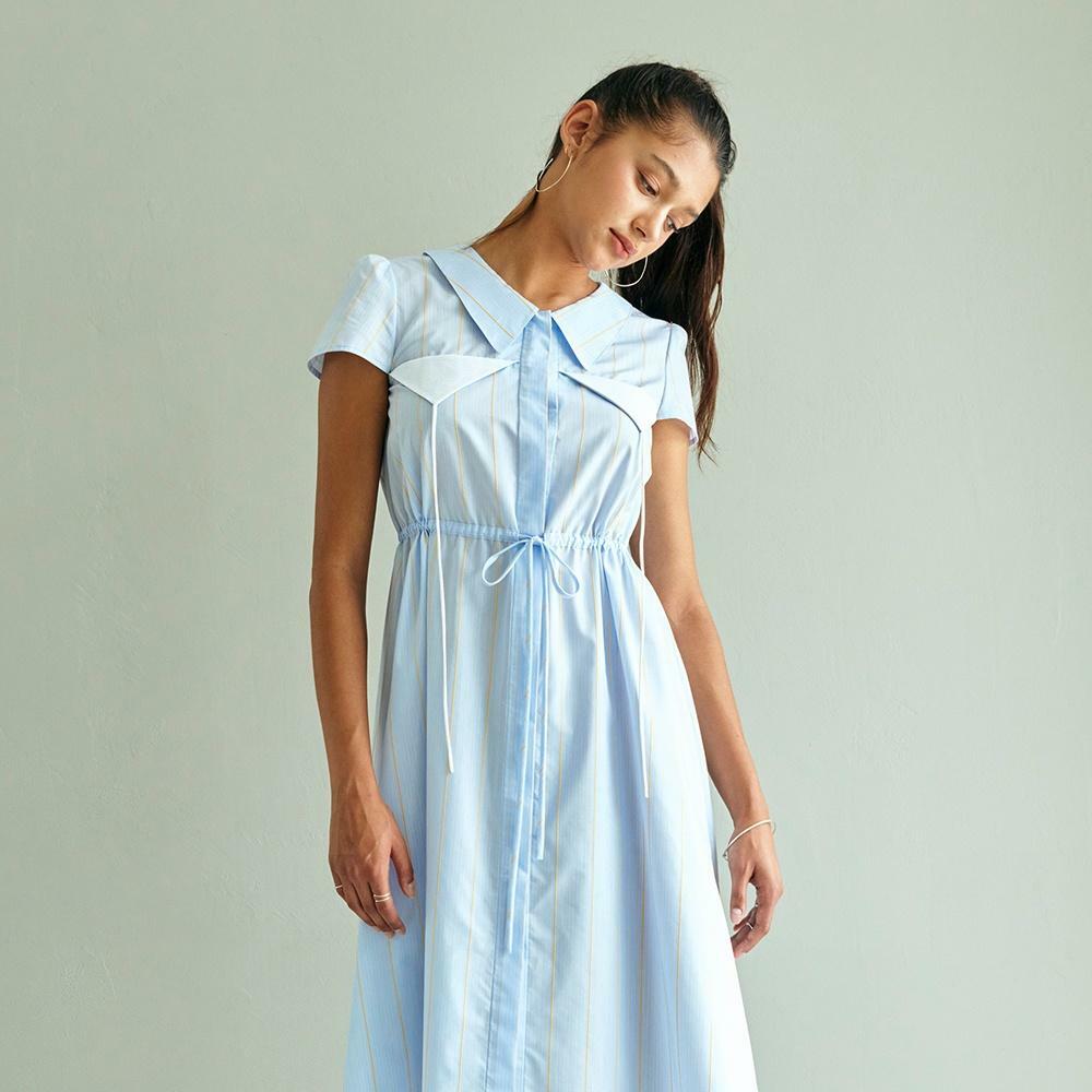 Stripe String Dress - HAGO(하고)