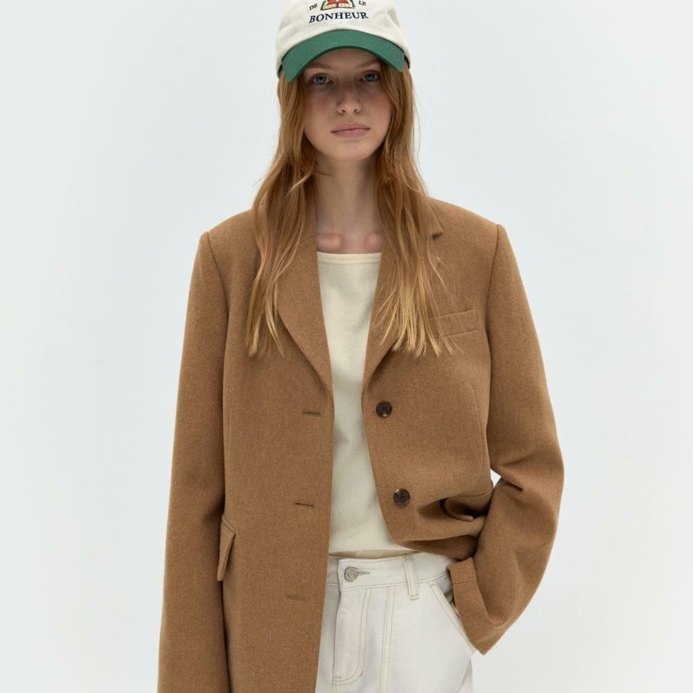 classic jacket - beige - HAGO(하고)