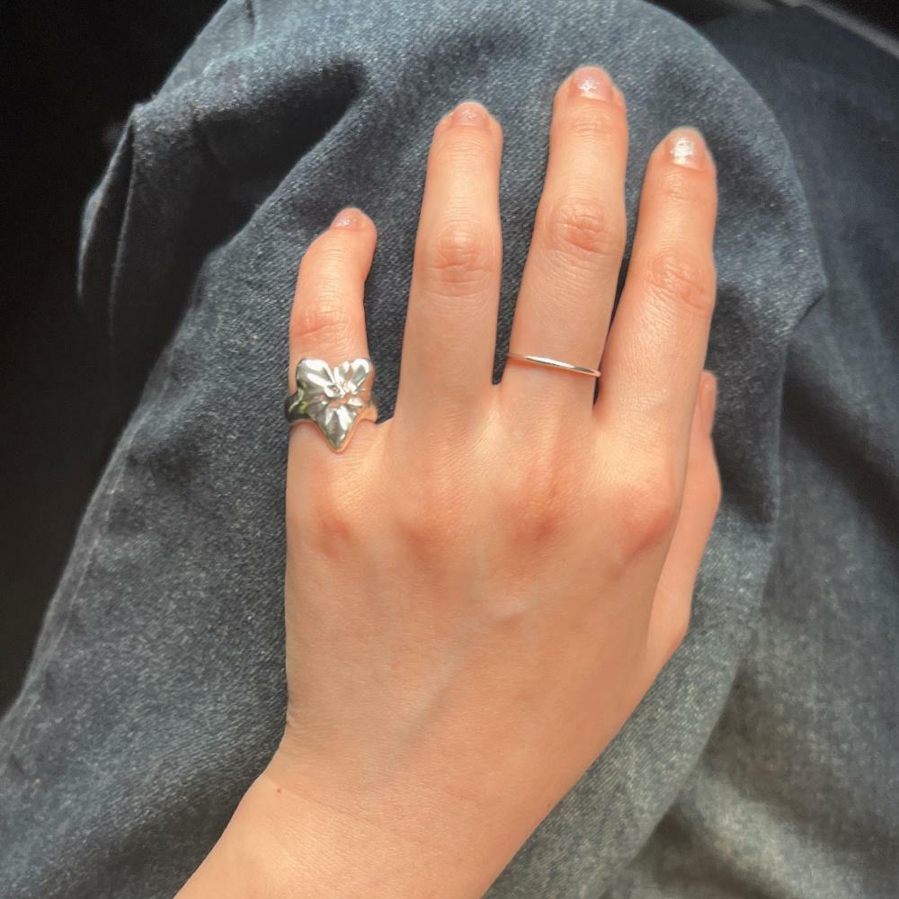 HEART SHIR RING (GLOSSY) - HAGO(하고)